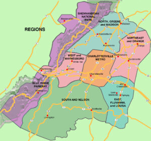 Regions – Discover Charlottesville